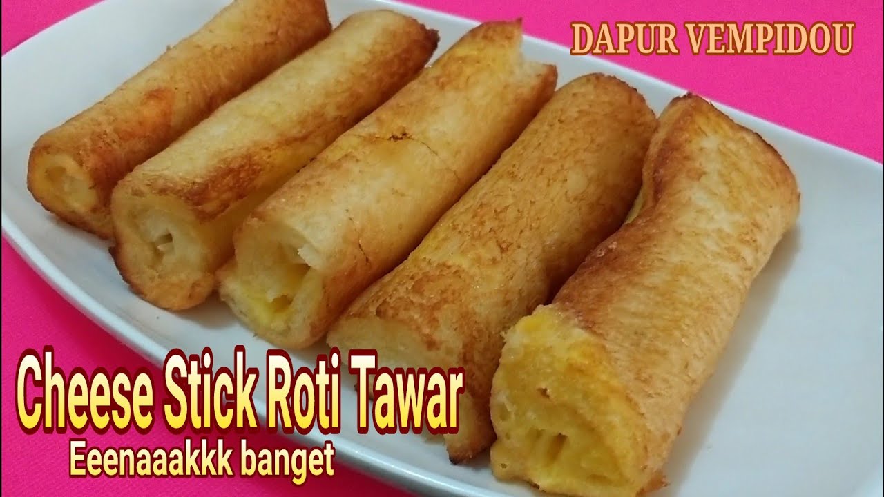 Masak cheese stick roti tawar enaaak banget - YouTube