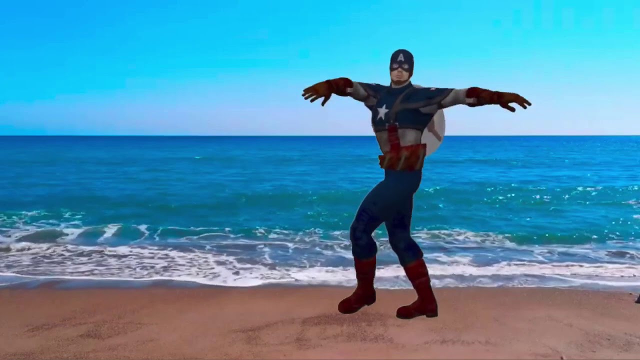 Captain America dancing to Dance Monkey - YouTube
