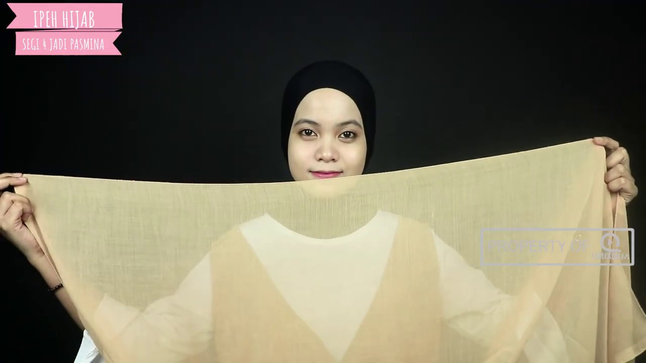 6 Hijab Segi Empat Pashmina Simple Cantik | Tutorial Hijab - YouTube