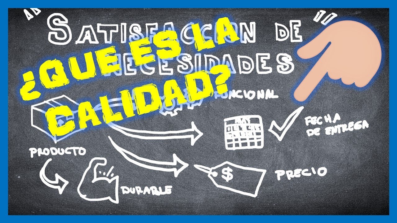 🔵¿QUE ES LA CALIDAD? | PRODUCTO O SERVICIO - YouTube