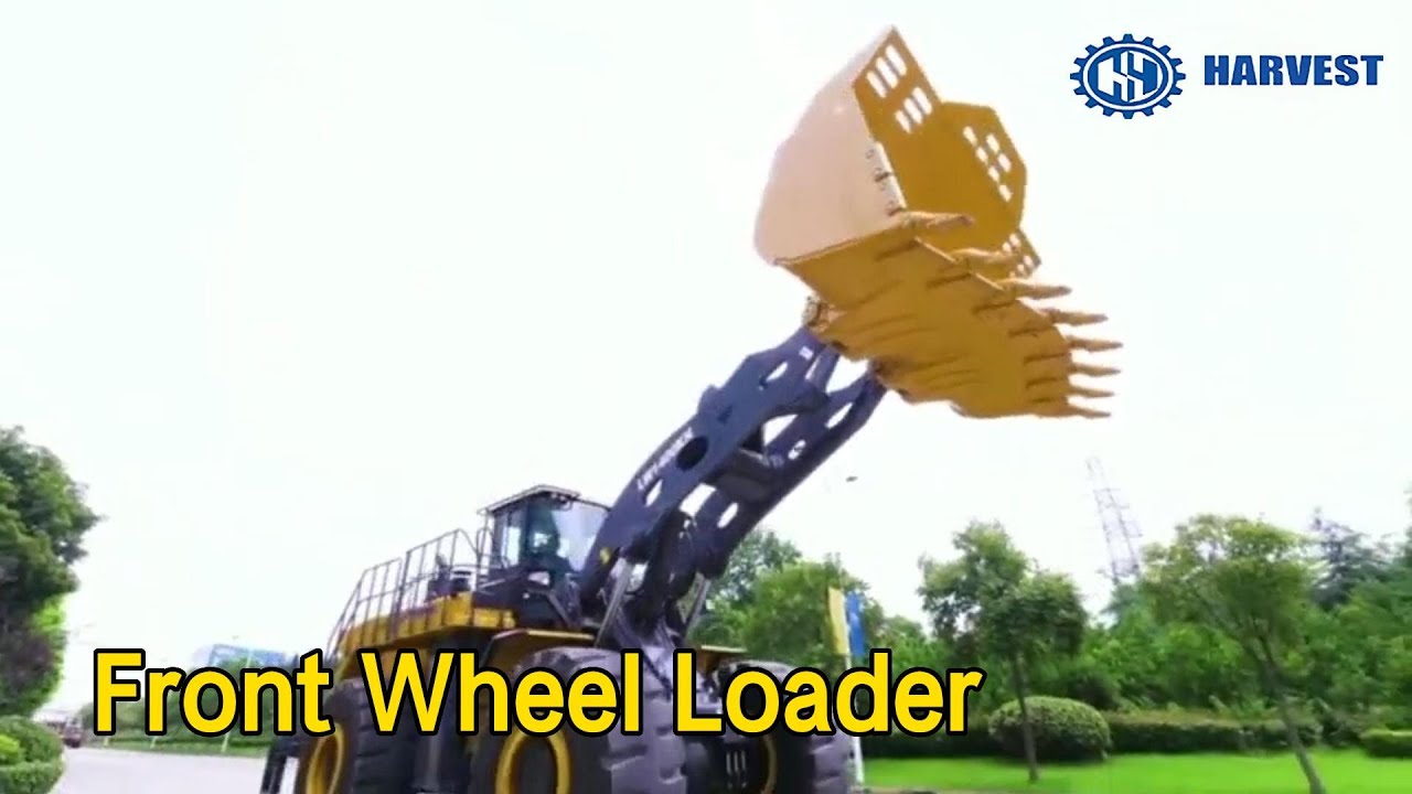 7m3 Bucket Front Wheel Loader Electro Hydraulic LW1400KN Strong Power ...
