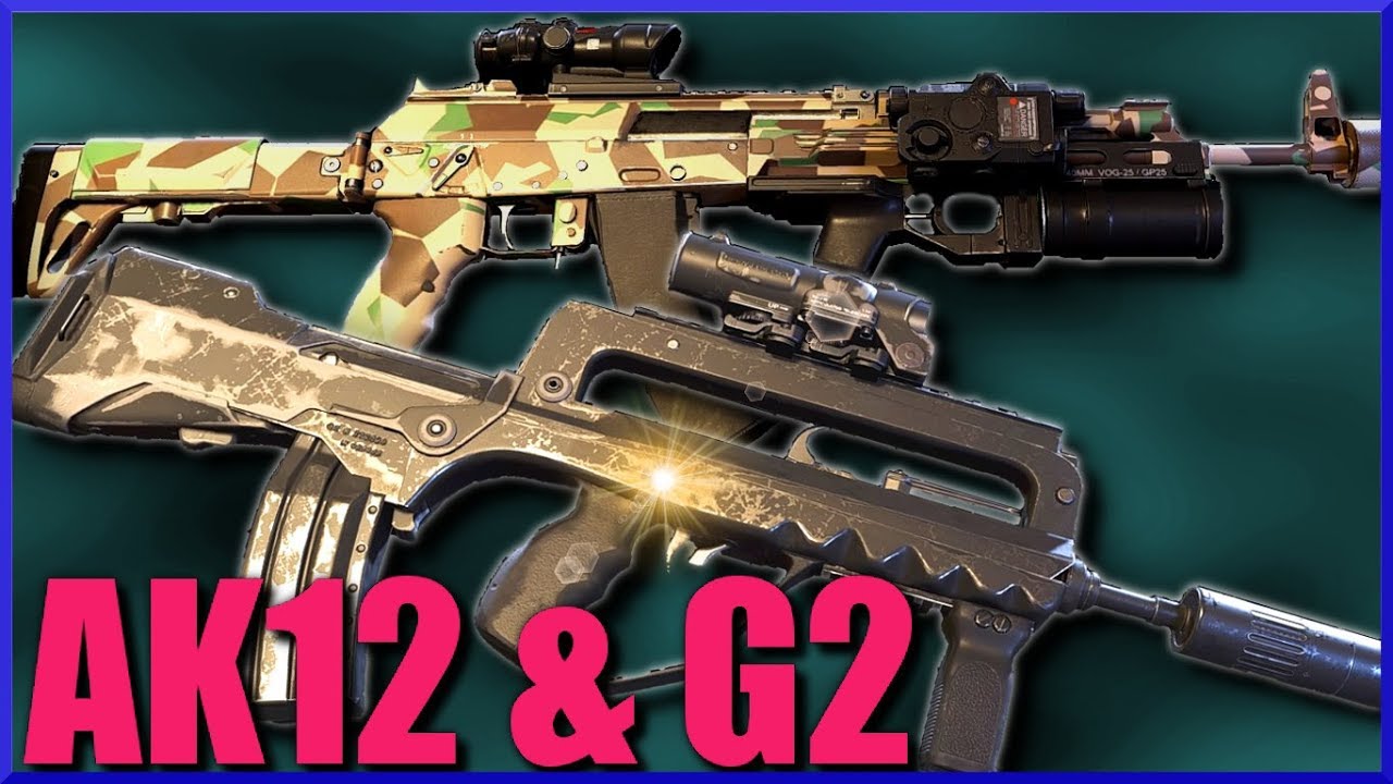 GHOST RECON WILDLANDS AK12 and G2 Bullet Drop Comparison - YouTube