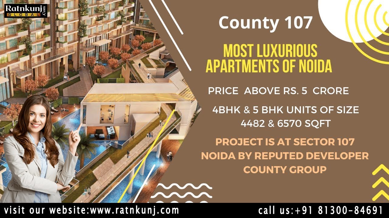 County 107 |☎️8130084691 For Free Site Visit | 4 & 5 BHK Ultra luxury ...