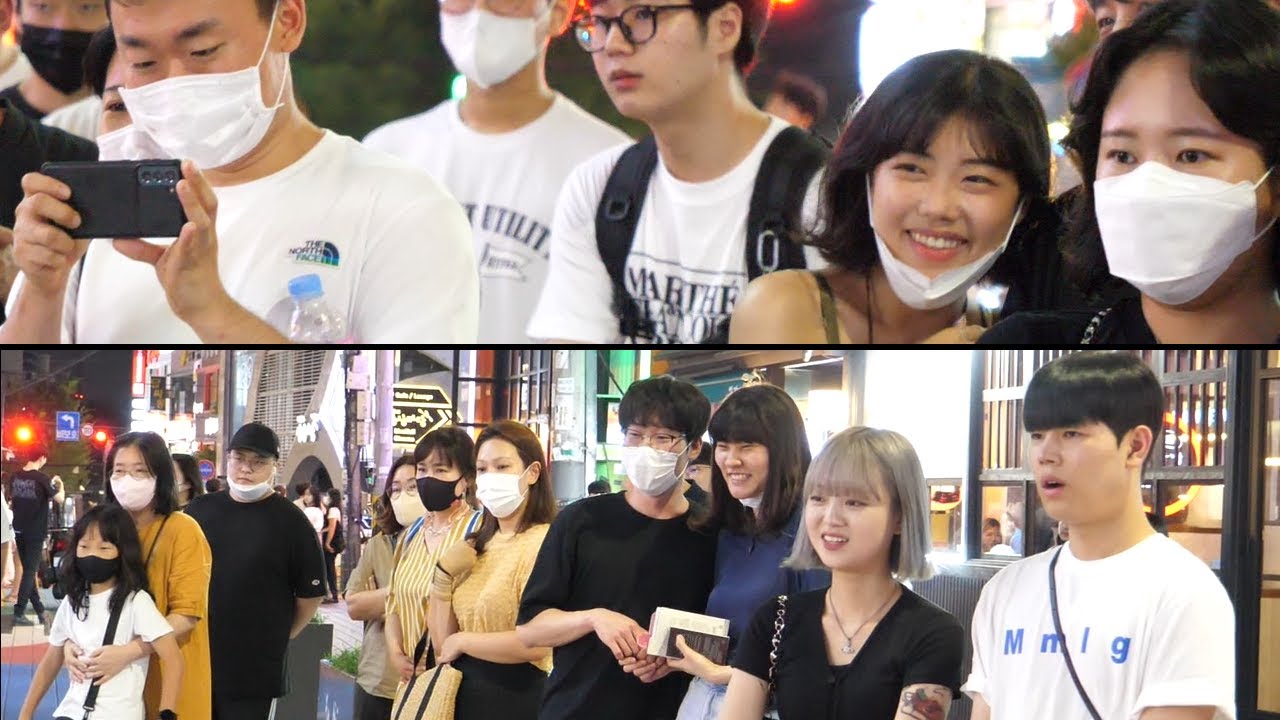 The Beautiful People of Hongdae (Performing for them) - YouTube
