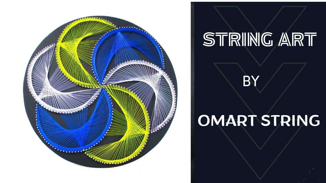How To Make Beautiful String Art That Looks Impossible? - YouTube