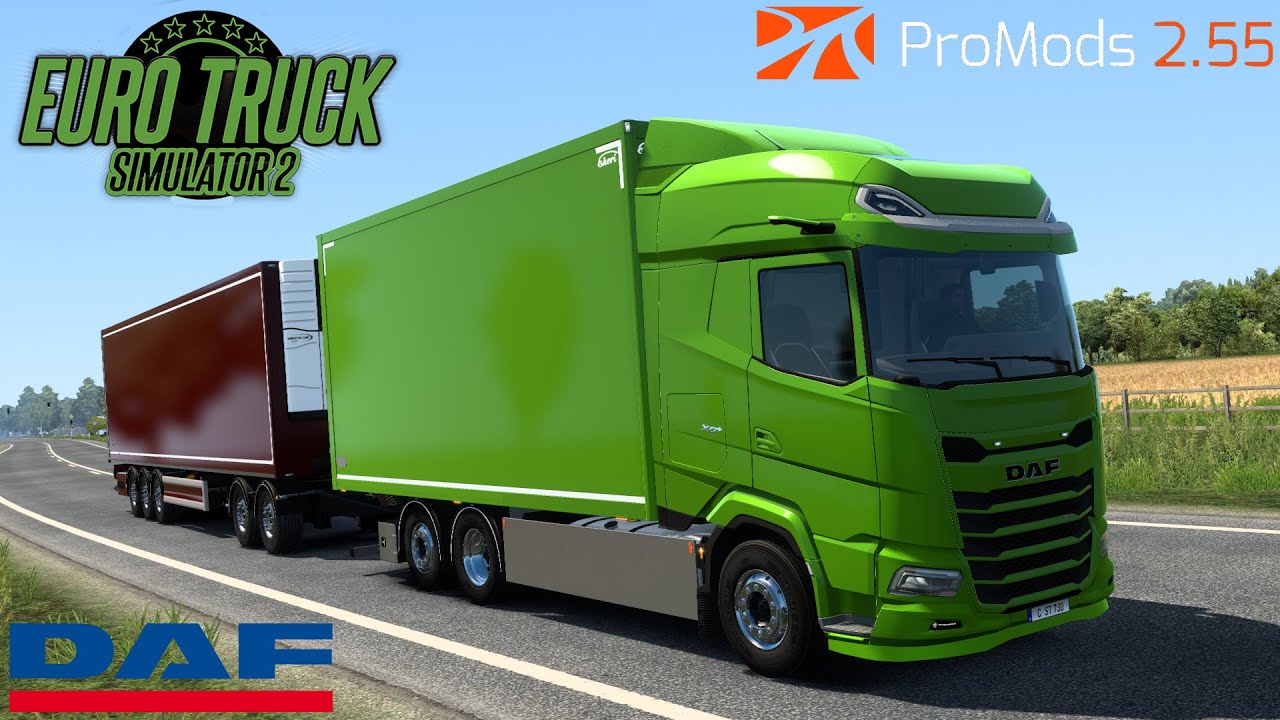 DAF 2021 rigid chassis mod! | ETS2 1.40 | ProMods 2.55 | DAF XG+ 530 ...