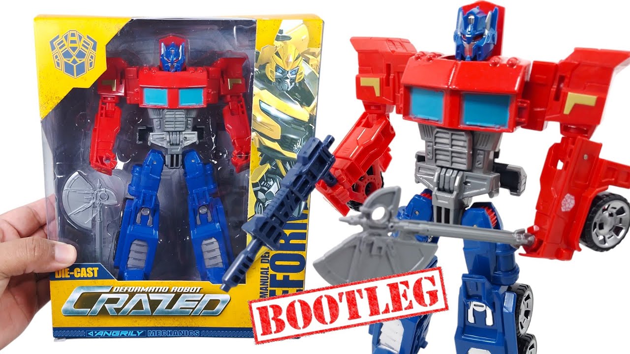 Optimus Prime Transformers Cyber Battalion BOOTLEG KO Deformatiom Robot ...