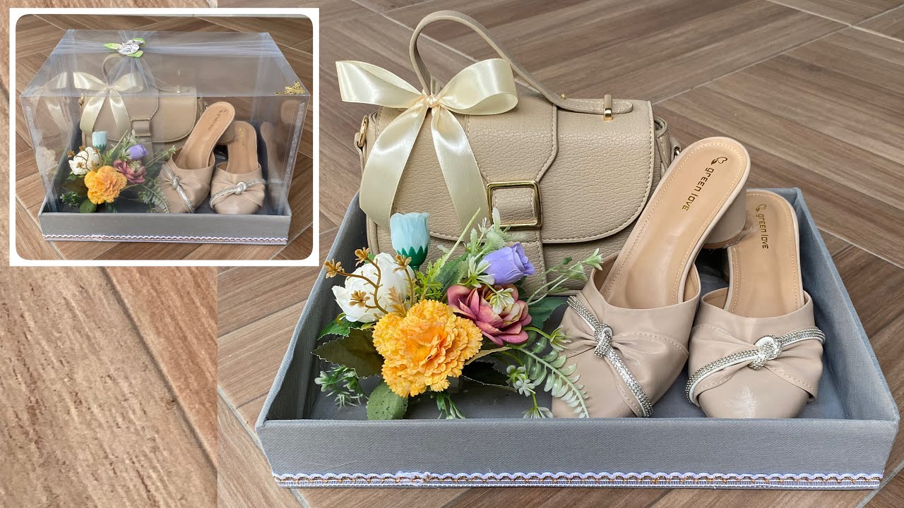 DIY | Cara Membuat Seserahan Pernikahan l Menghias Hantaran Tas Dan ...
