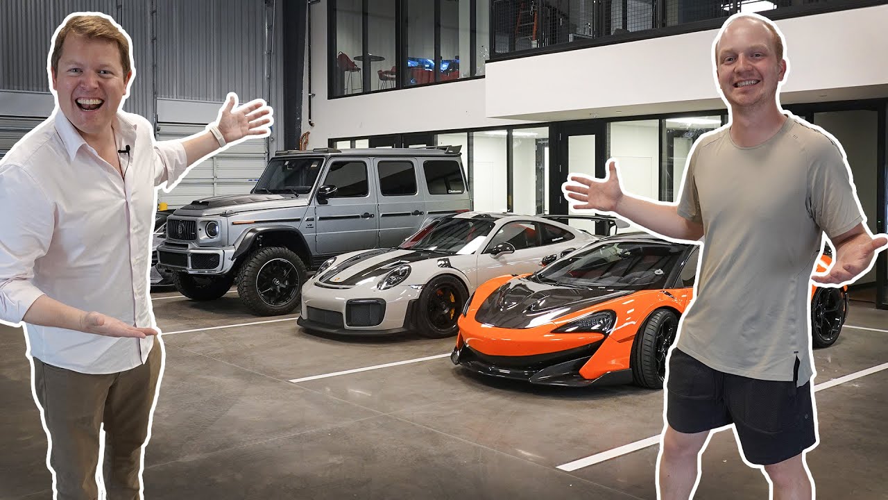 Building a DREAM GARAGE! Cars with UNSPEAKABLE - YouTube