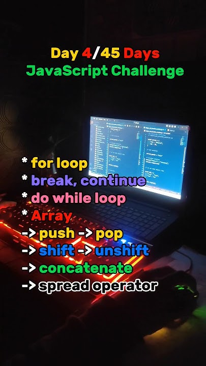 Day 4 45 Daysjavascript Challenge Code Javascript Computer Smartphone Js Tech Challange