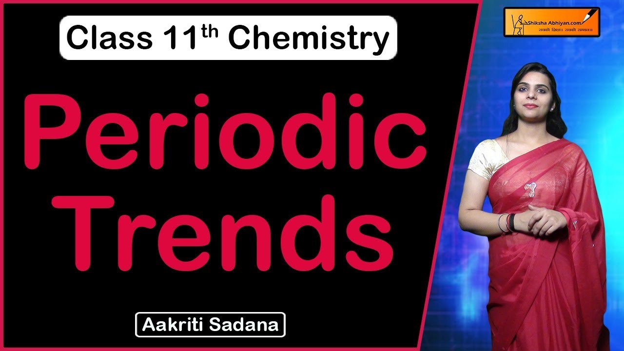 Periodic Trends | Classification of Elements & Periodicity of ...