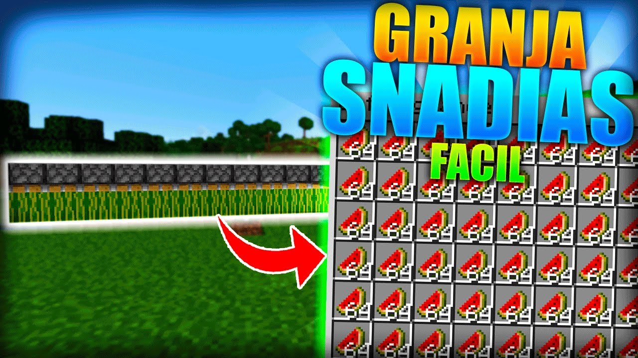 GRANJA de SANDIAS /CALABAZAS para MINECRAFT 1.19!!! - YouTube
