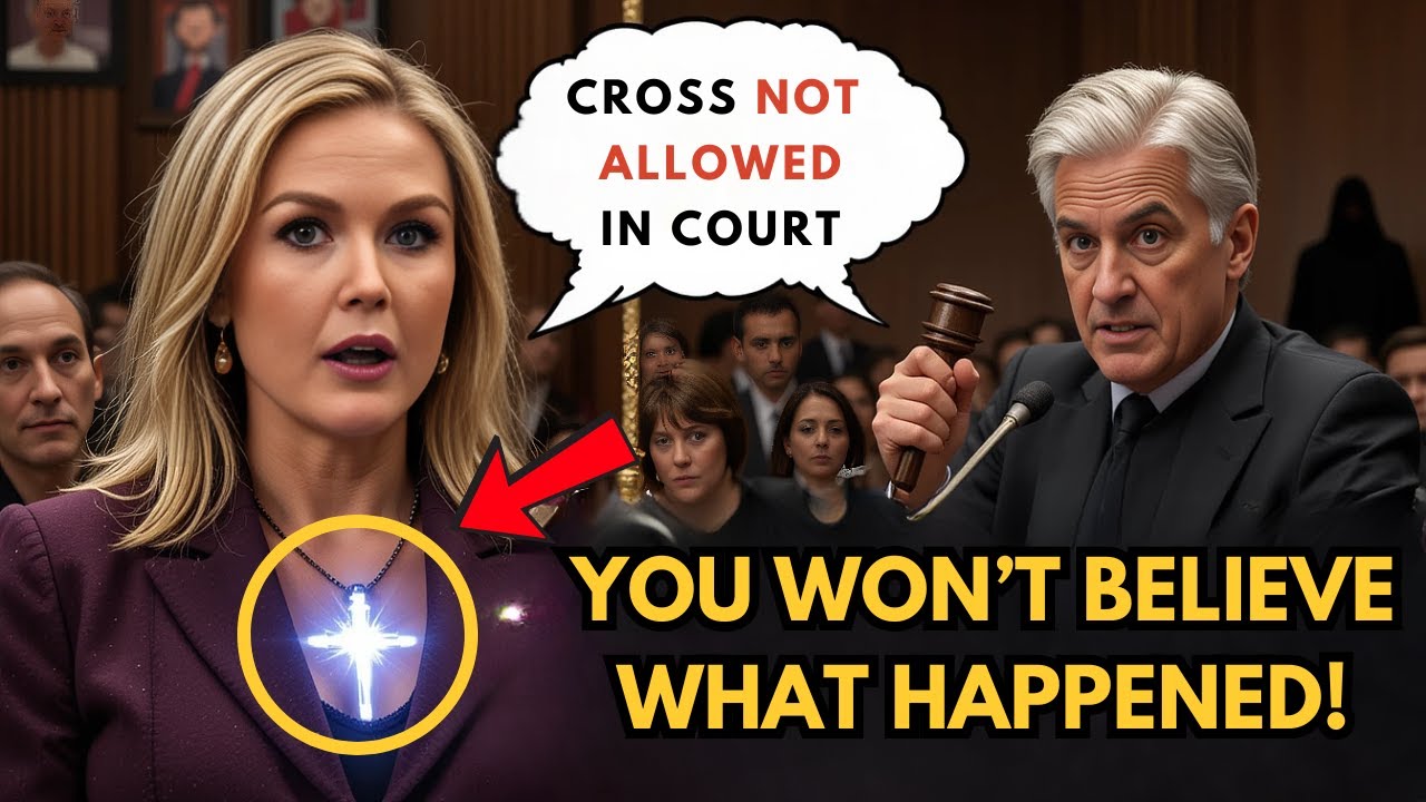 JUDGE TRIES to FINE Karoline Leavitt for Wearing a CROSS—What Happens ...