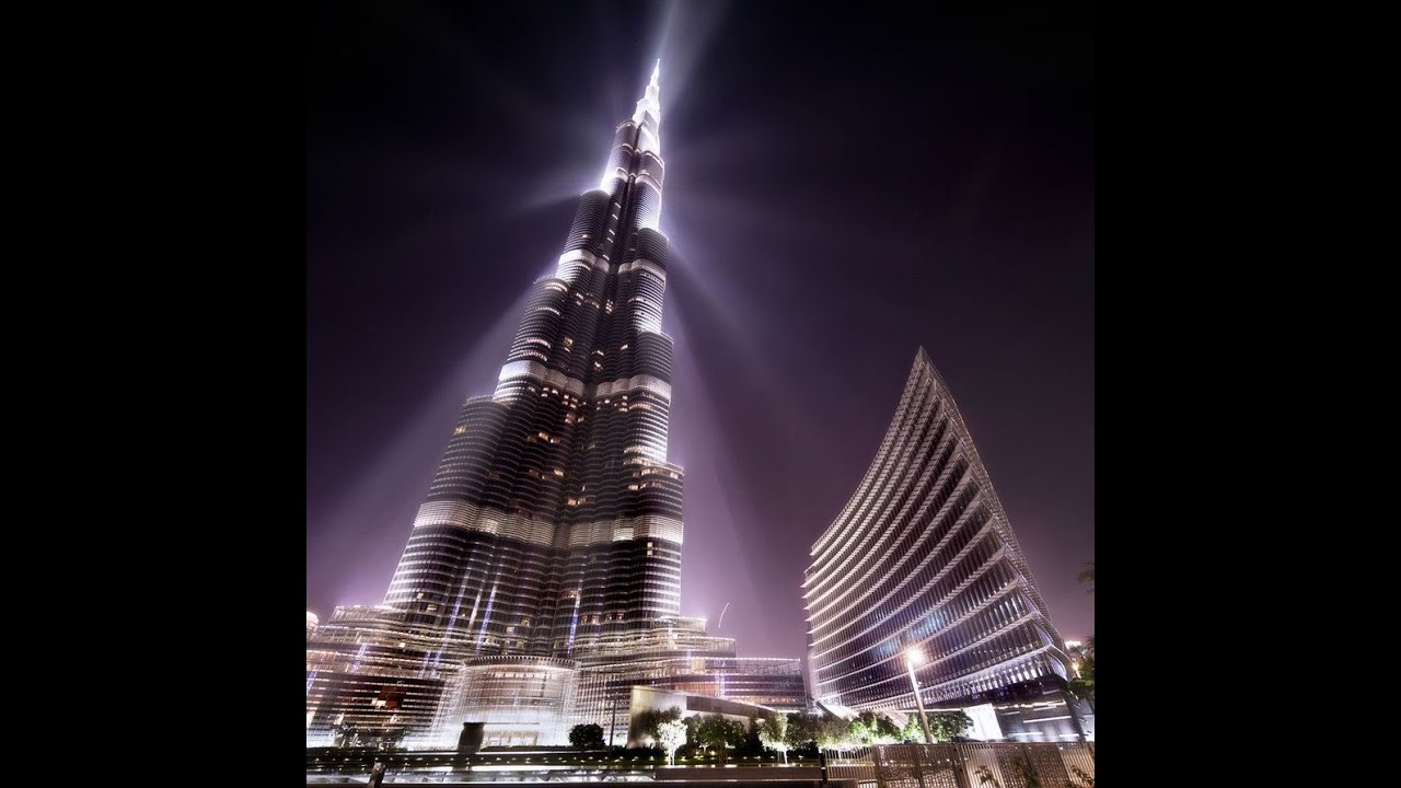 Dubai - Burj Khalifa at Night - YouTube