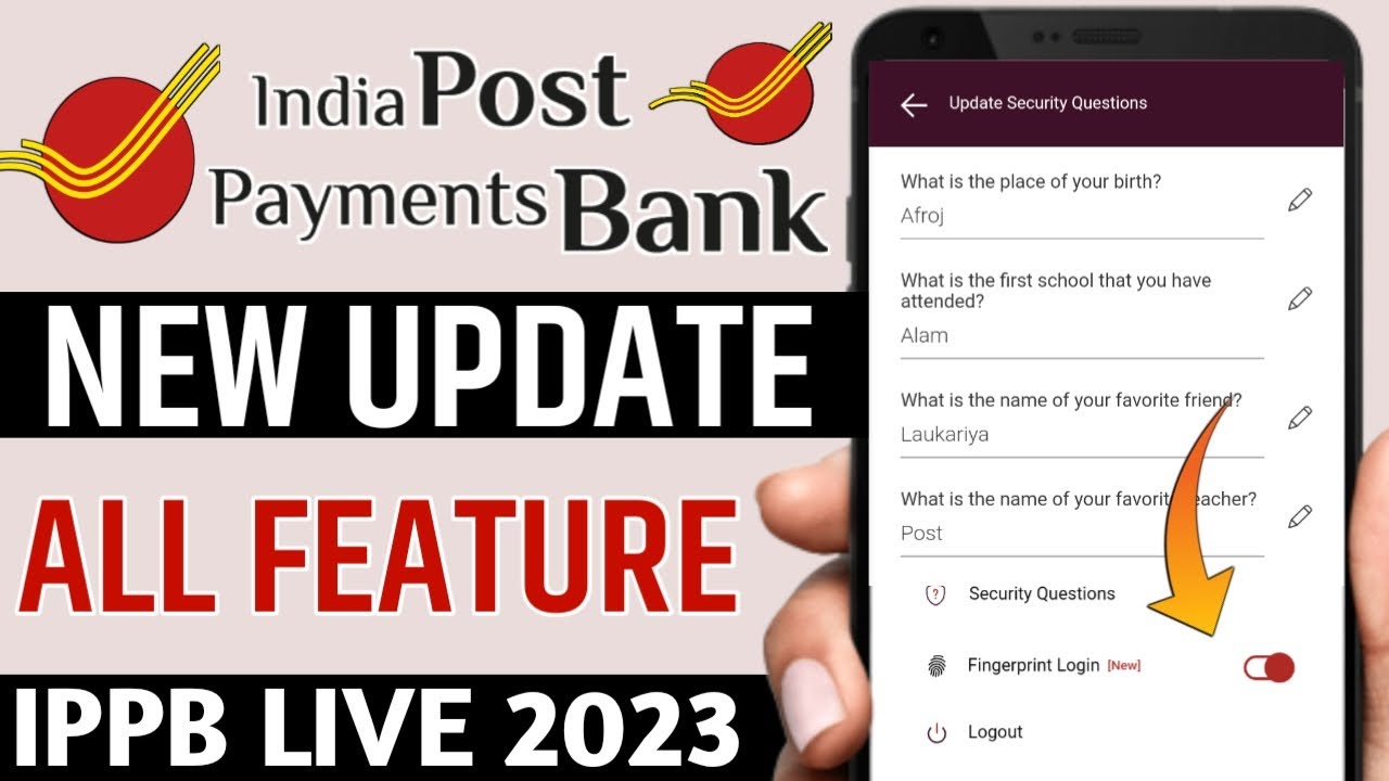 IPPB mobile banking new update 2023 || new update india Post payment ...