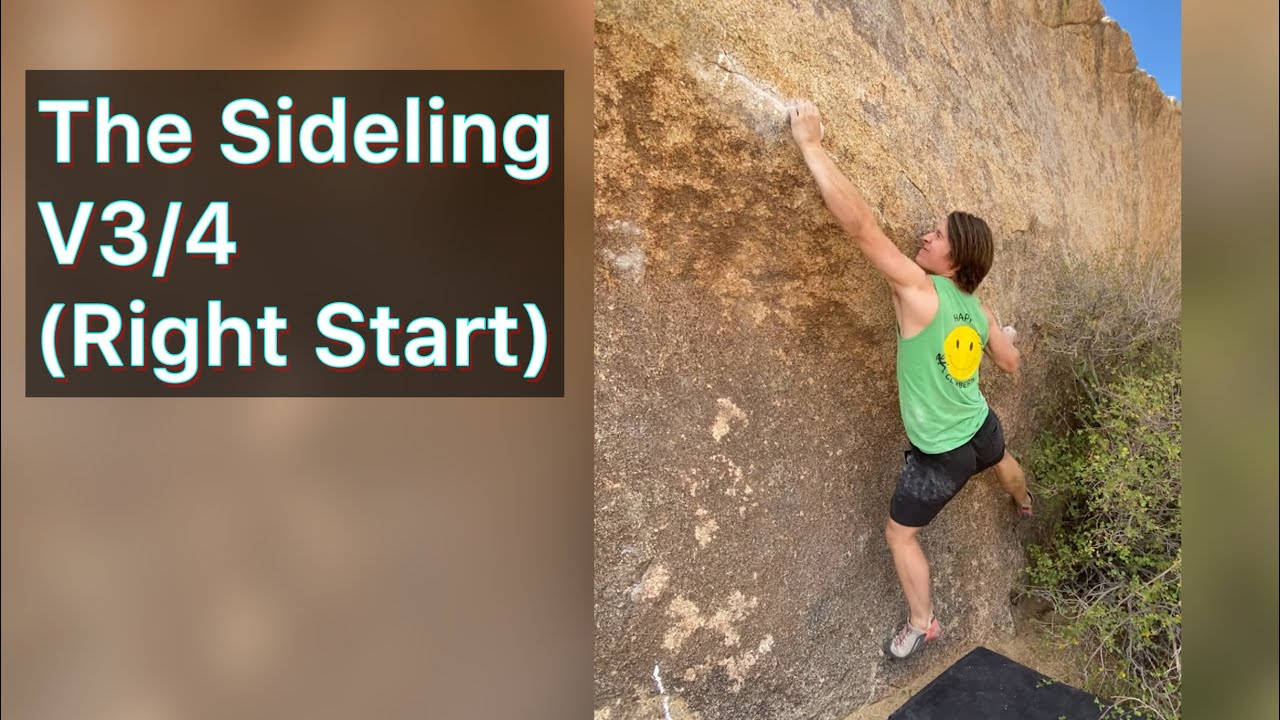 The Sideling V3/4 (6B) (Right Crimp Start) - Planet X Area • Joshua ...
