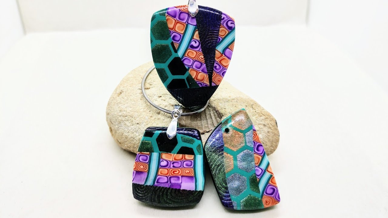 Extruded Polymer clay pendant Tutorial - YouTube