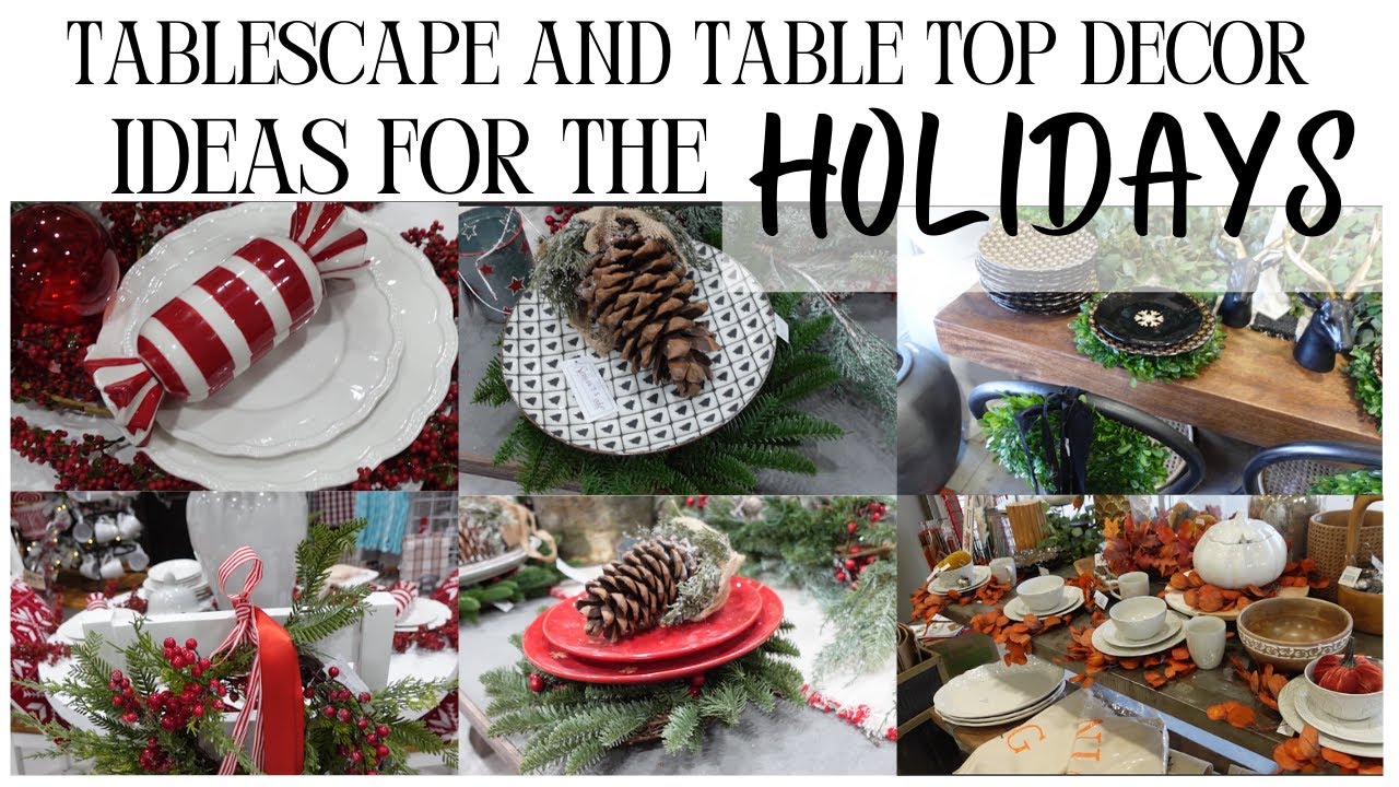 THE BEST! TABLESCAPE & TABLE TOP DECOR IDEAS FOR 2023 | COMINGHOME ...