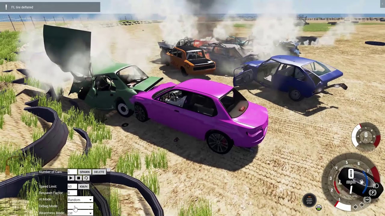Beamng Banger Racing Crashes 5 - YouTube