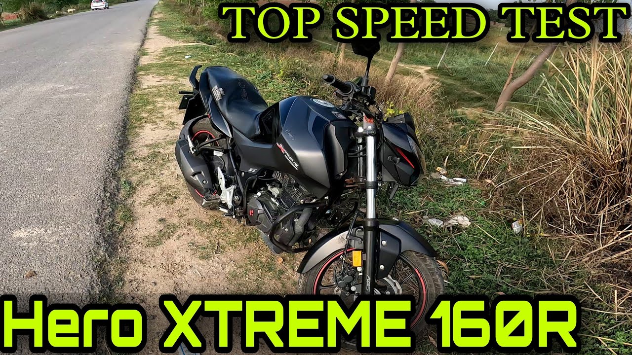 Hero Xtreme 160 top speed test || performance test || full Throttle ...