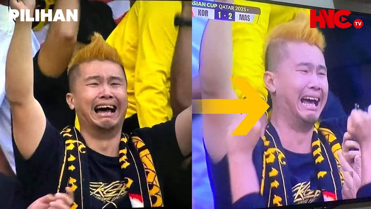 DERRICK GAN GO VIRAL ! Penyokong Menangis Rai Gol Harimau Malaya ...