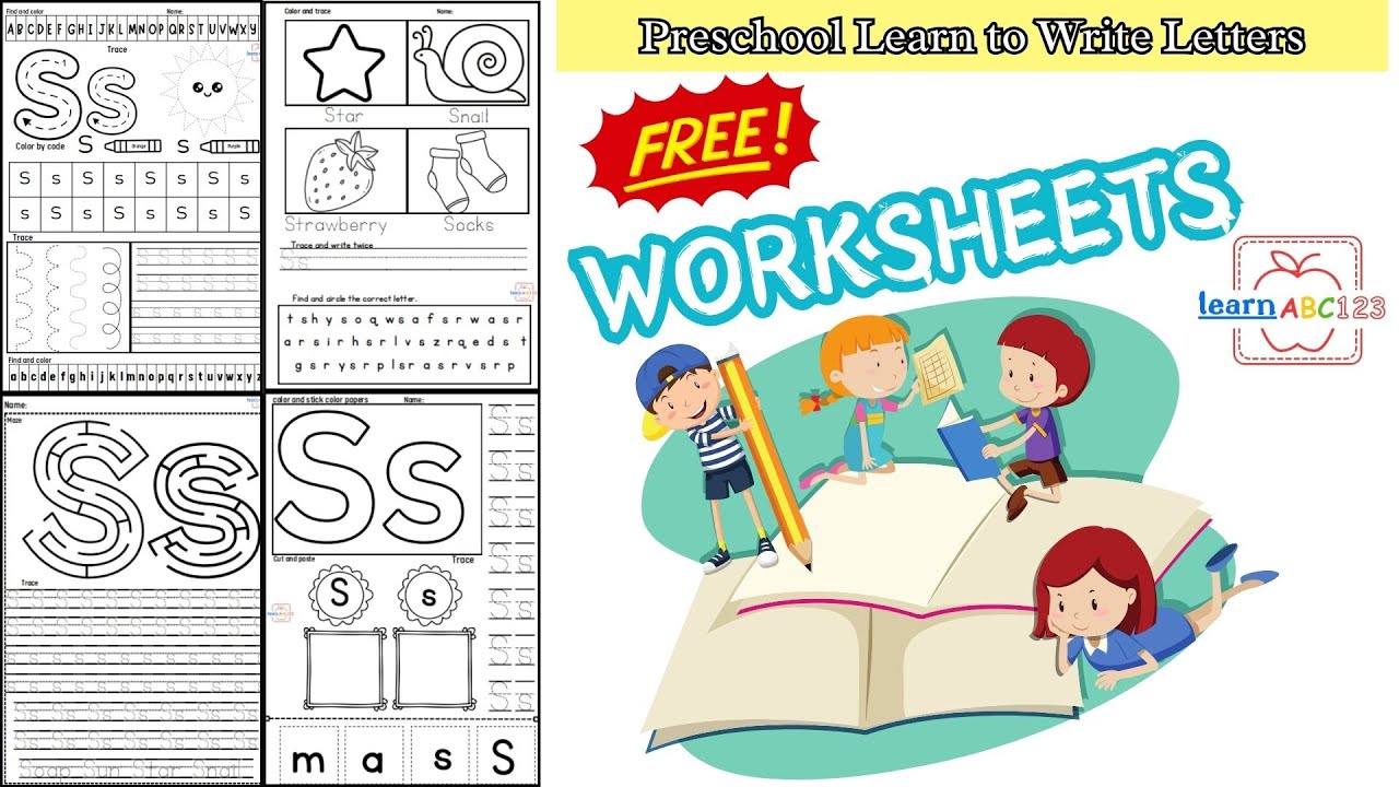 Learn Letter Ss: Fun Activities for Kids I Fine Motor Skills and ...