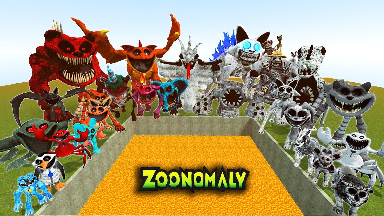 DESTROY MONSTERS POPPY PLAYTIME 3 & ALL ZOONOMALY MONSTERS FAMILY in ...