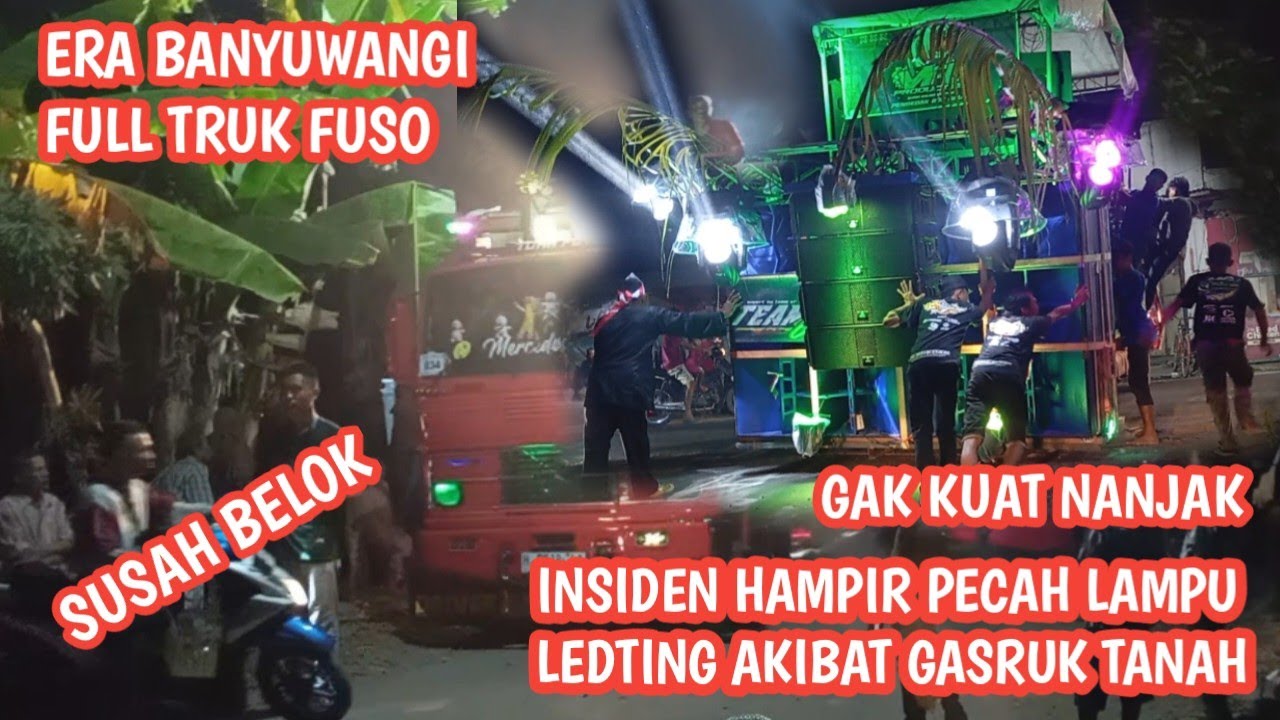 Deik-detik truk sound Karnaval gak kuat nanjak Andongsari ambulu Jember ...