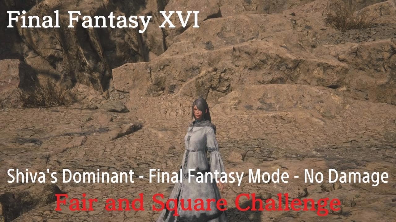 Final Fantasy XVI - Shiva's Dominant - Final Fantasy Mode - No Damage ...