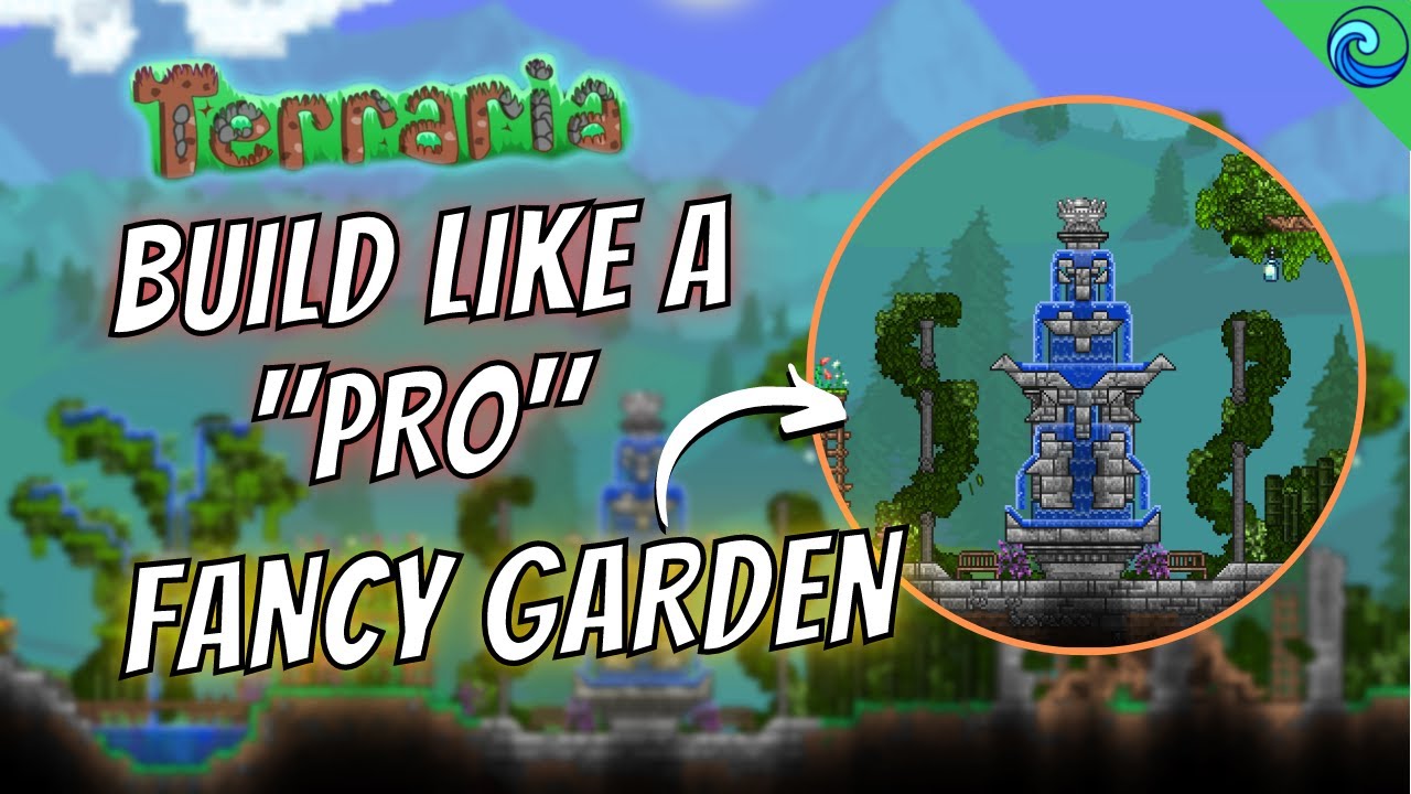 Building a FANCY GARDEN || Terraria 1.4 Speedbuild || Awesome Terraria ...