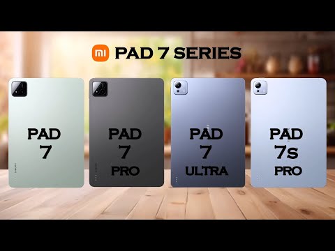 Xiaomi Pad 7 vs 7 Pro vs 7 Ultra vs 7S Pro 12.5 | Full Comparison