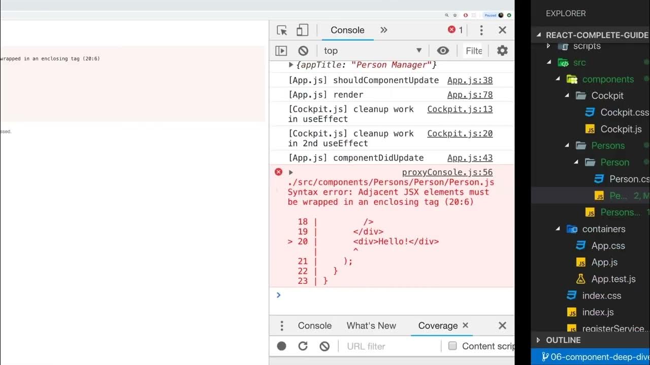 cmp deep dive 18 adjacent jsx elements - YouTube