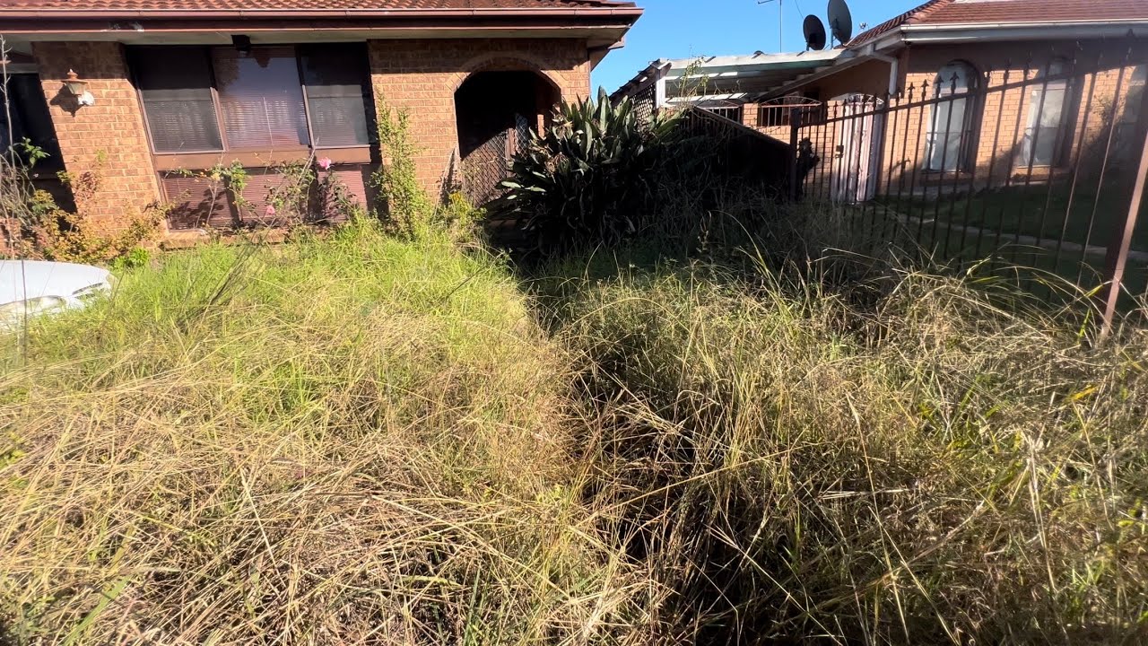 Front Yard Neglected Due To Health Issues. Received A Helping Hand To ...