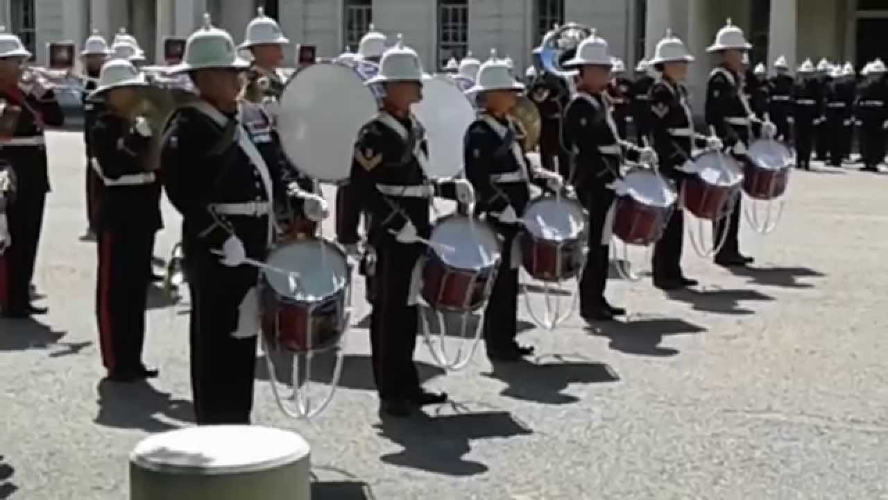 changing of the guard, royal marines first guard mount 17/6/2014 - YouTube