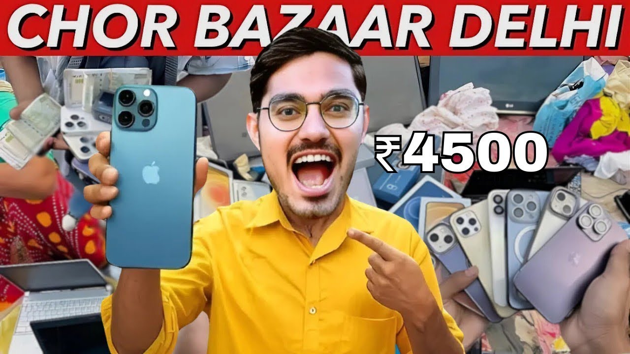 Chor Bazaar Shopping Challenge सस्ते iPhone, DSLR Camera, Watches etc Is It Real - YouTube