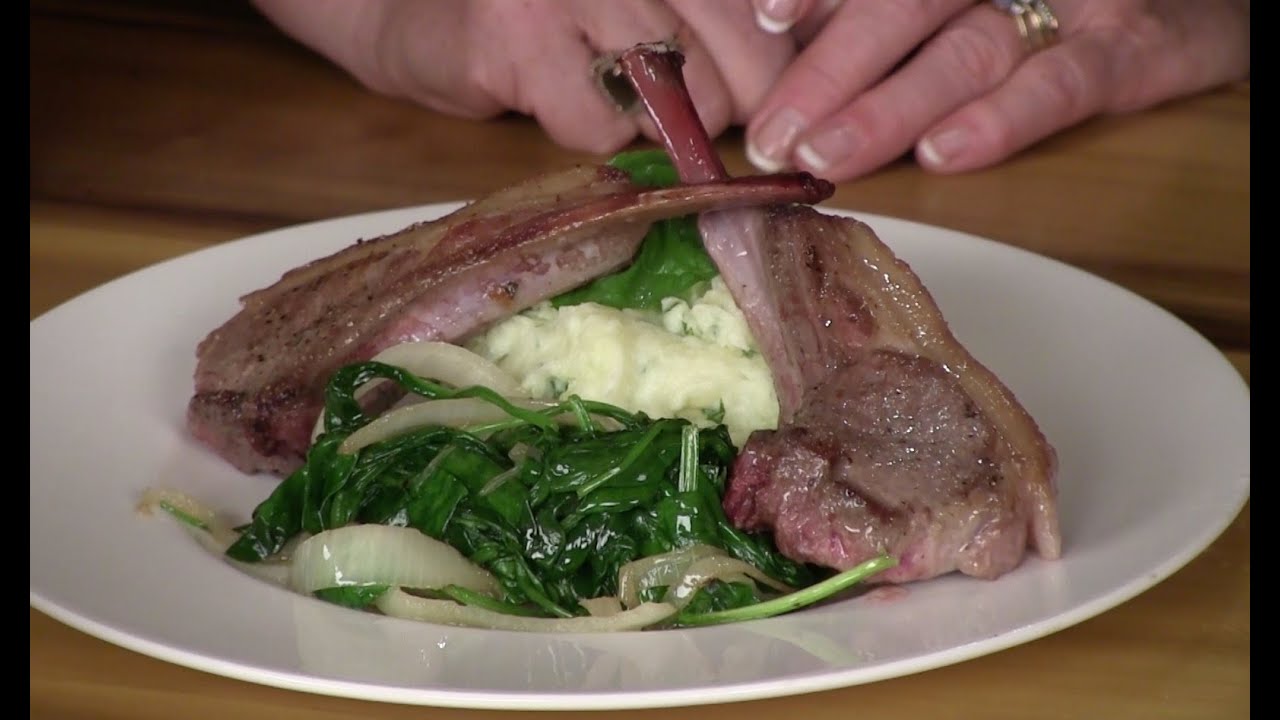 French Cut Lamb Chops (3 Ways) & Horseradish Potatoes - YouTube