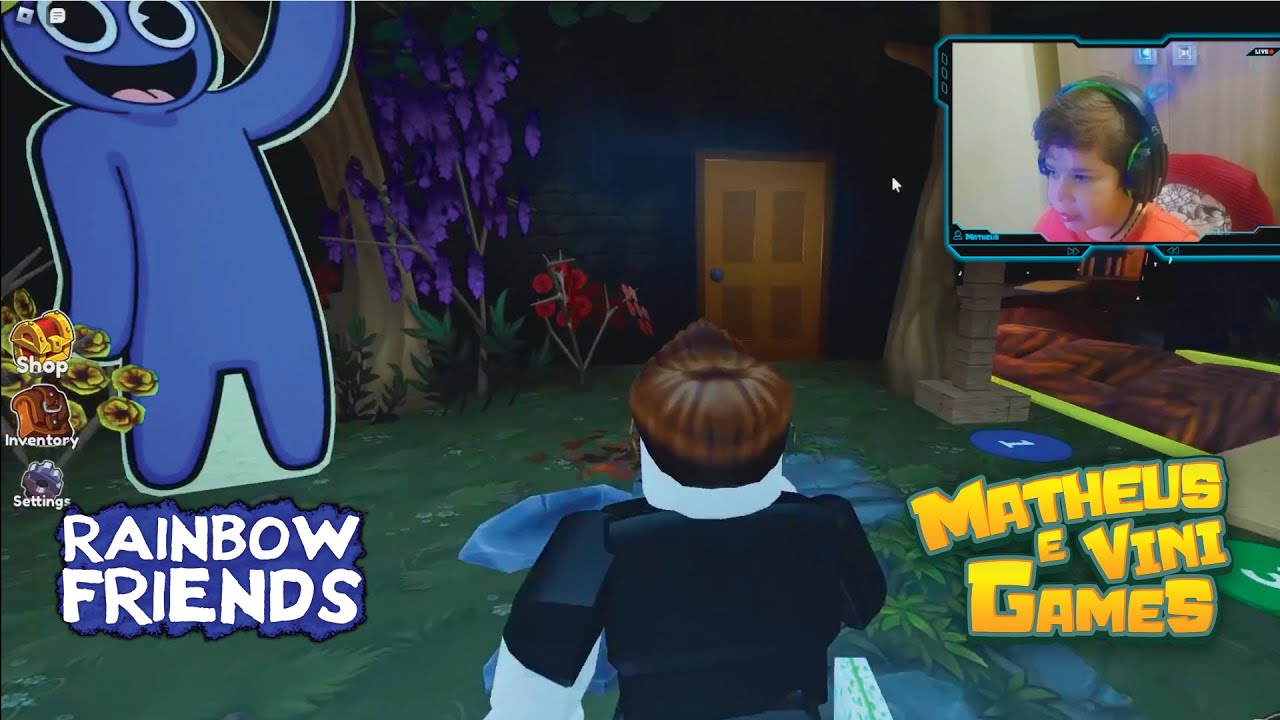 CUIDADO COM OS MONSTROS NO ROBLOX RAINBOW FRIENDS - Matheus e Vini ...