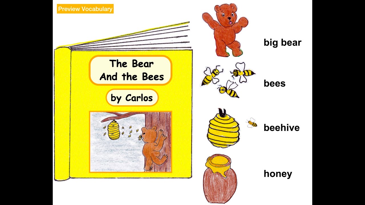 Lesson 2: Identify Characters – "The Bear and the Bees" - YouTube