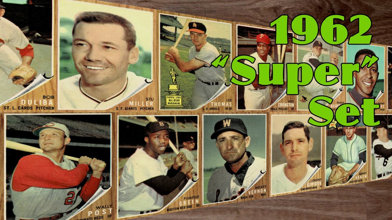 The Ultimate Guide to the 1962 Topps Baseball Card Set • Part 2 - YouTube