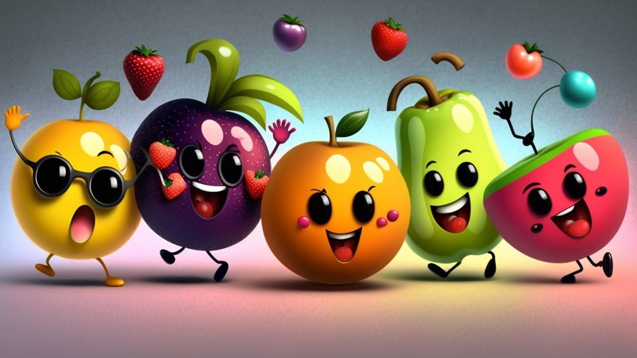 Fruits sensory | Funky Fruits Dance Party! - Fun Video with Music ...