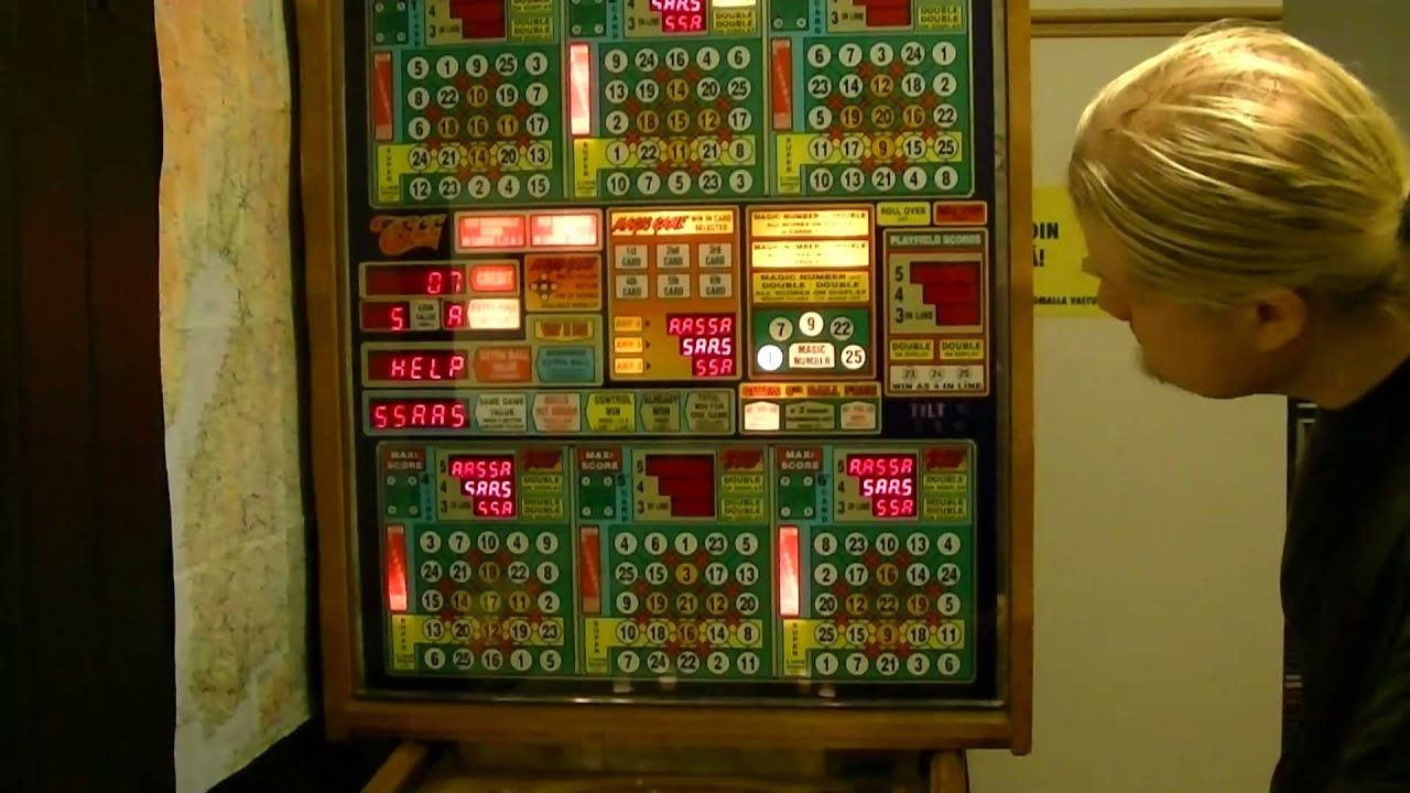 TSCC Continental Magic Game Bingo Pinball - 1st boot - YouTube