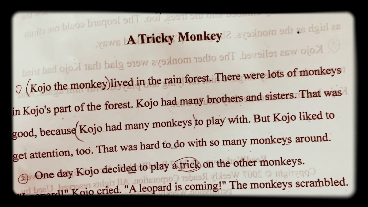 A Tricky Monkey (full version) by Educare Learning Center - YouTube