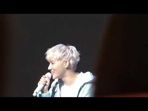 180506 Kim Sungkyu 1st Solo Concert ‘SHINE’ in Seoul - Sungkyu singing Kontrol with Inspirits