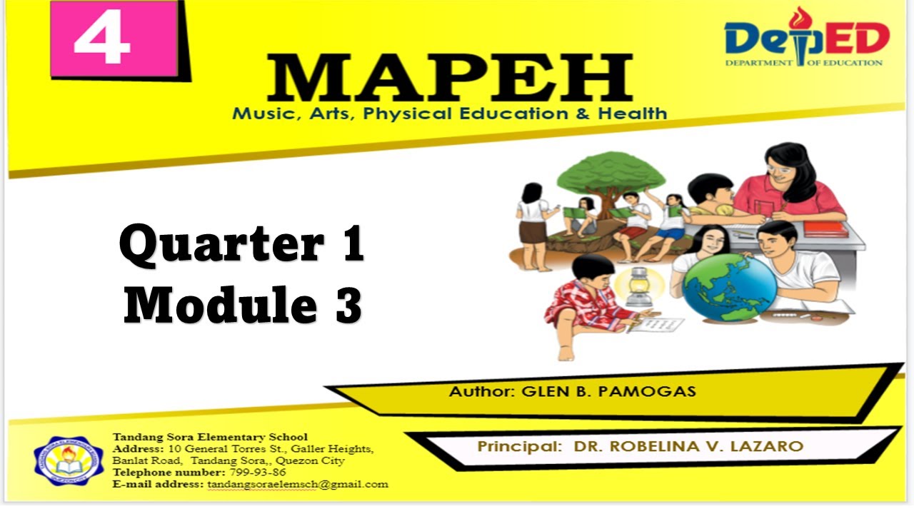 MAPEH 4 QUARTER 1 WEEK 3 - YouTube