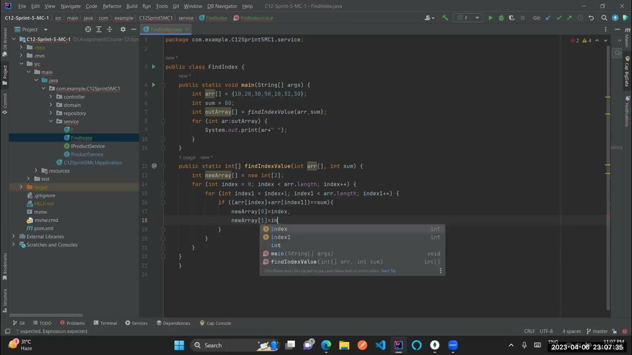 Java Array Interview Question Youtube