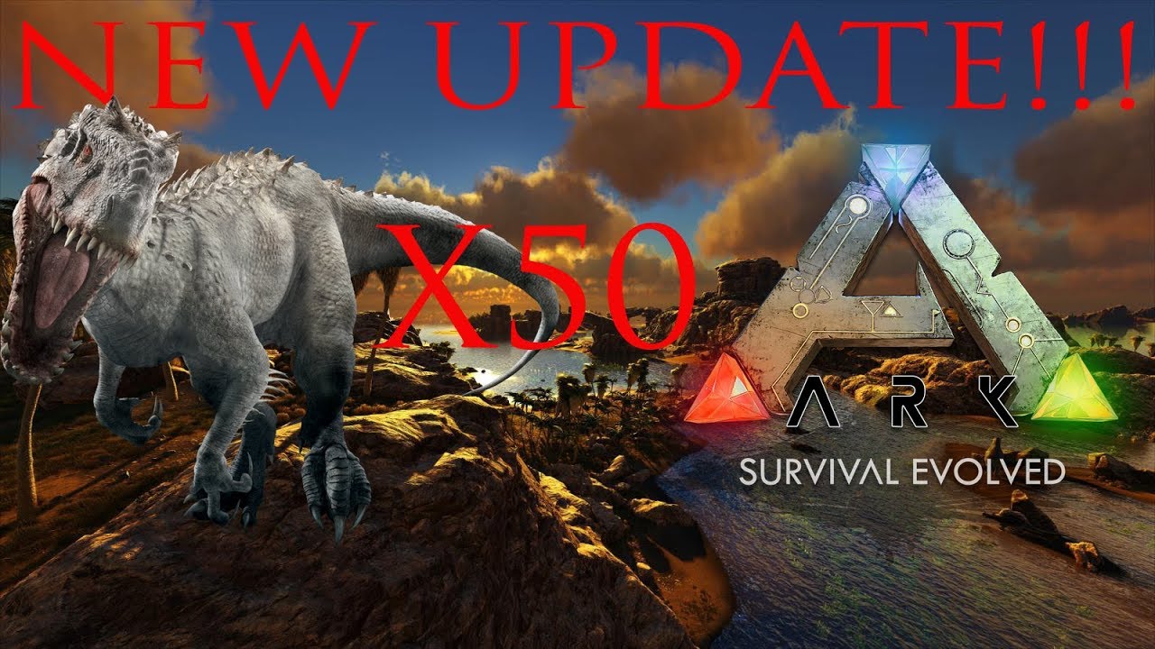 THE NEW UPDATE SPAWNS 50 INDOMINUS REX!!!!! - Modded Ark: Survival ...