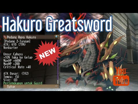 HAKURO GREATSWORD FOR FINS FARMER?? || TORAM ONLINE - TEST PEDANG BARU ...