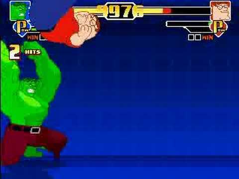 MUGEN: The Incredible Hulk vs Peter Griffin - YouTube