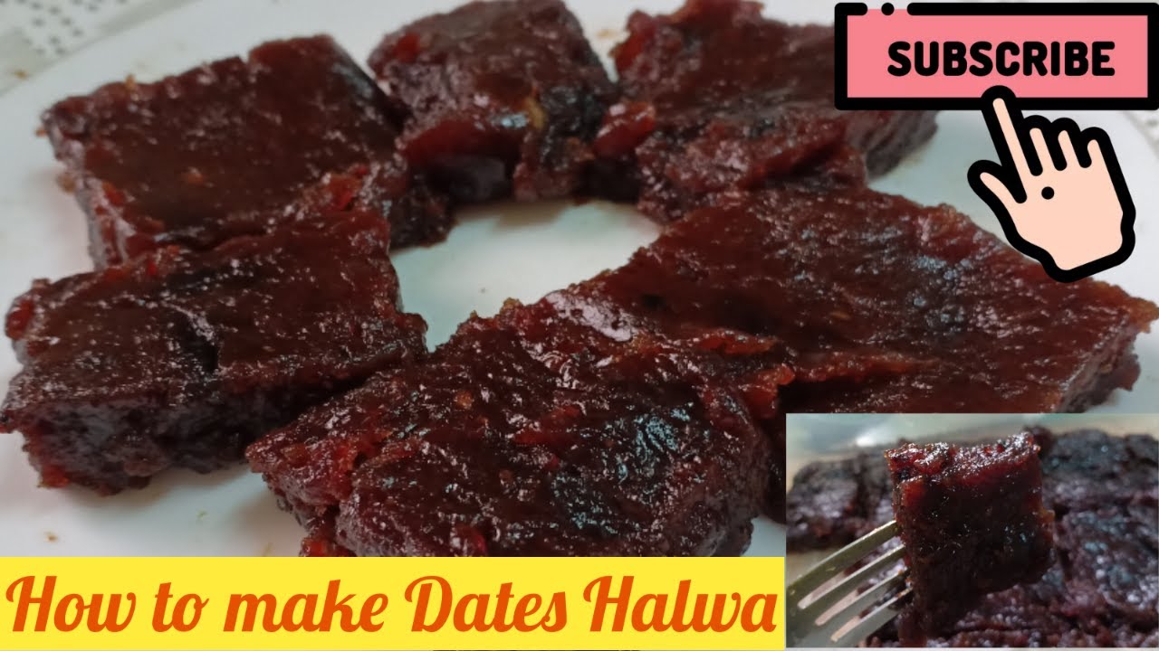 HOW TO MAKE DATES HALWA - YouTube