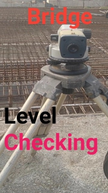 Autolevel checking bridge slab Construction #shorts #construction # ...